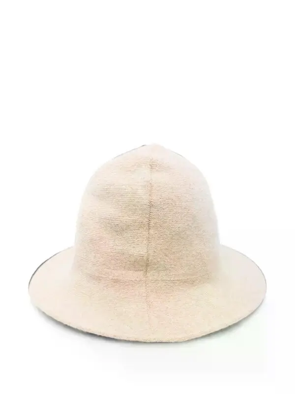 Borsalino Logo-plaque Knitted Hat