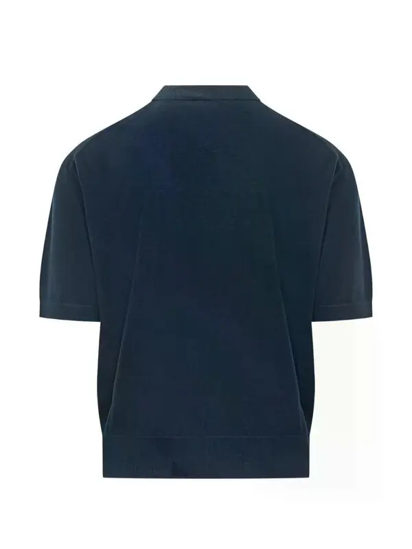 LANEUS Knitted Short-sleeve T-shirt