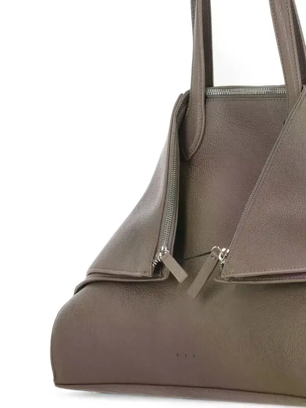AESTHER EKME Fold Grained-leather Shoulder Bag