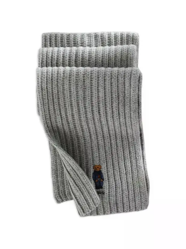Polo Ralph Lauren Polo Bear Ribbed Scarf