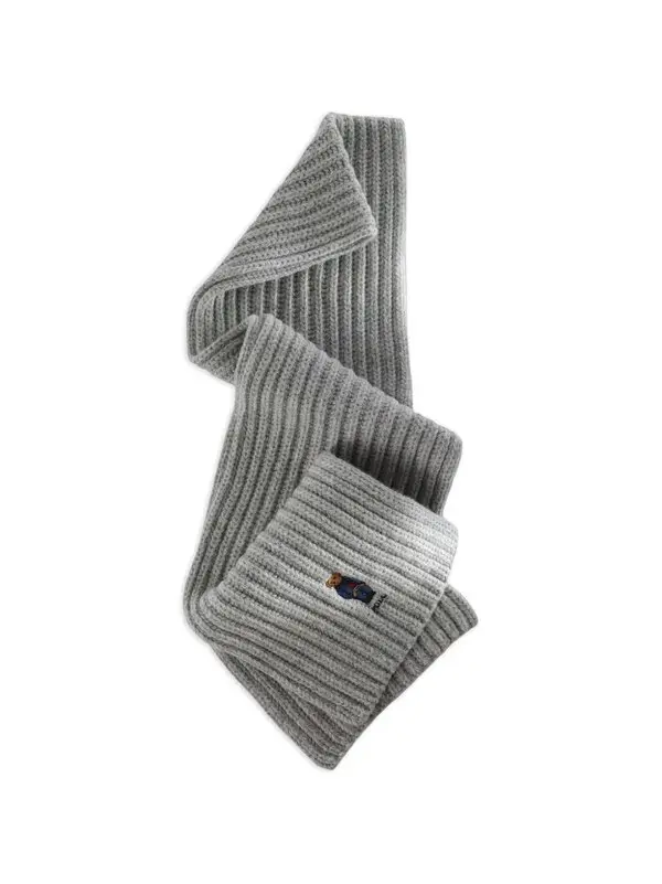 Polo Ralph Lauren Polo Bear Ribbed Scarf
