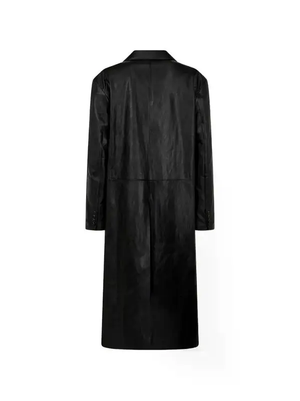 STUDIO TOMBOY Single-breasted Faux-leather Coat
