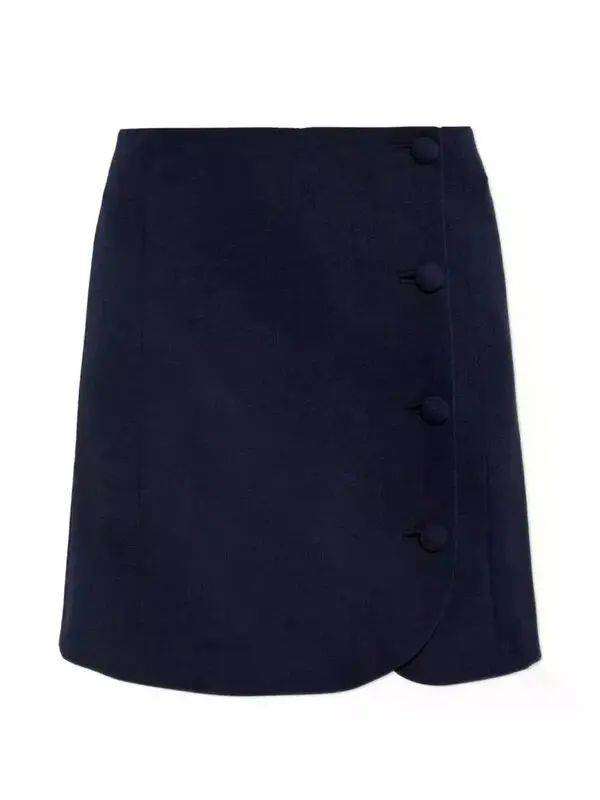 Valentino Garavani Button-fastening A-line Skirt