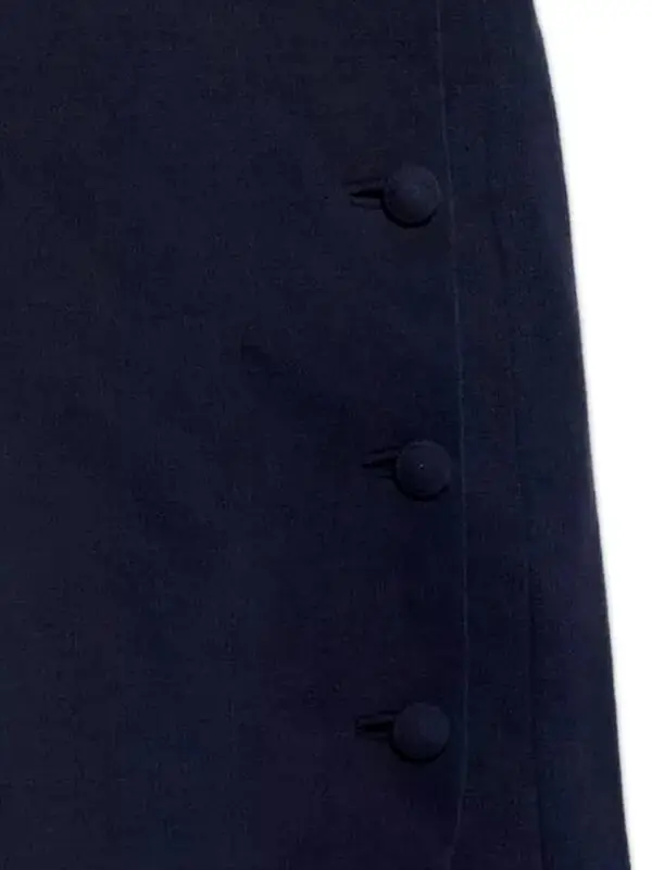 Valentino Garavani Button-fastening A-line Skirt