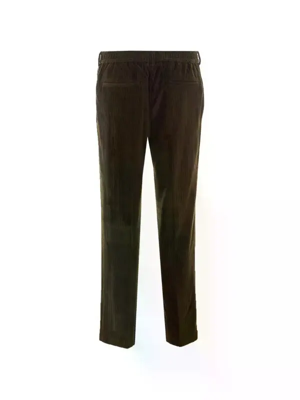 CIRCOLO 1901 Corduroy Drawstring Trousers - Green