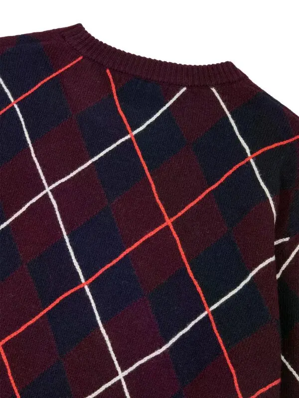STUDIO TOMBOY Argyle-pattern Sweater