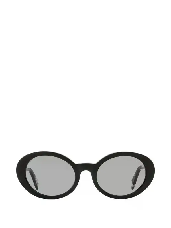 Marc Jacobs Double J Logo-hardware Round-frame Sunglasses