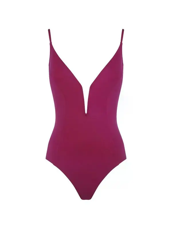 ERES Galbe Plunging V-neck Swimsuit - Pink
