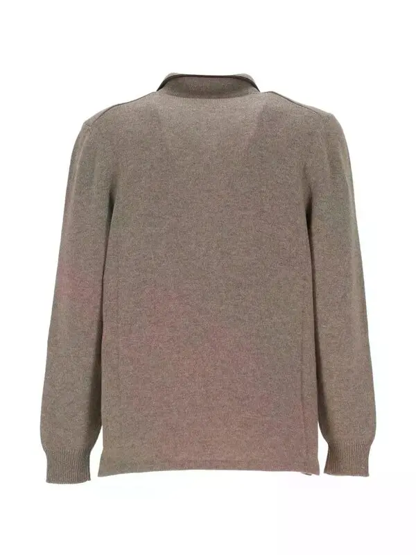 Sease Ellen Pull 2.0 Contrast-trim Fine-knit Top