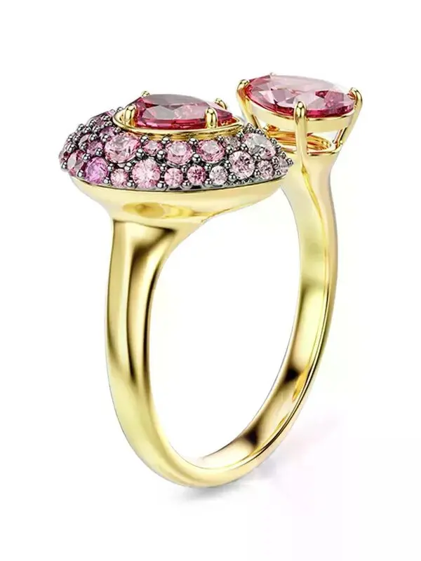 SWAROVSKI Sublima Crystal-embellished Pear-cut Rings