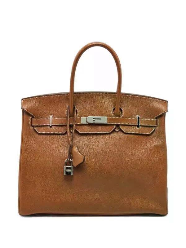 Hermès 2018 35 Birkin Tote Bag - Brown