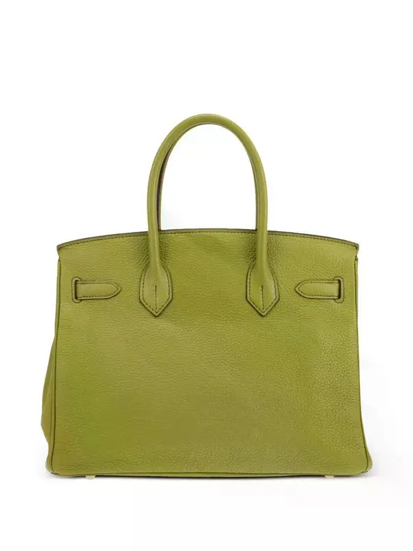 Hermès 2006 30 Birkin Tote Bag - Green