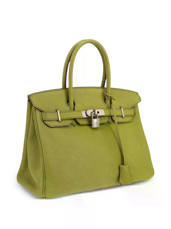 Hermès 2006 30 Birkin Tote Bag - Green