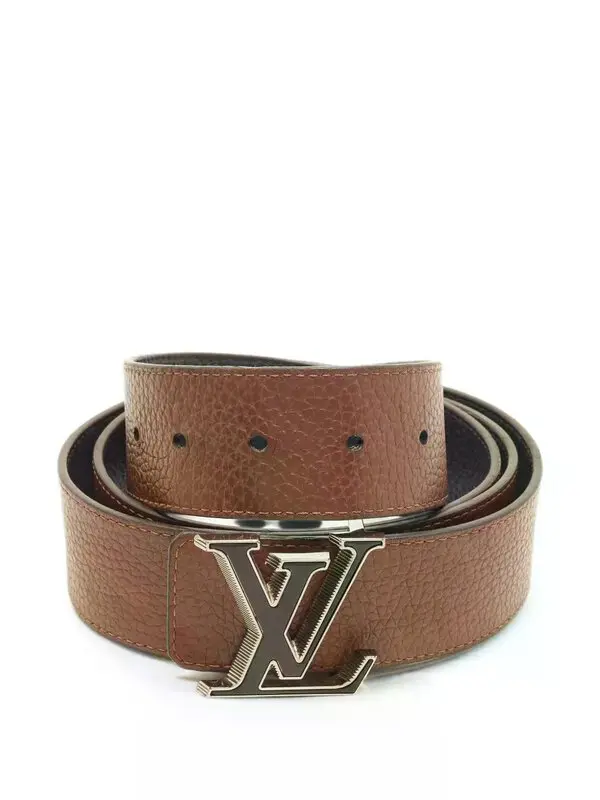LOUIS VUITTON 2021 Logo-plaque Reversible Belt