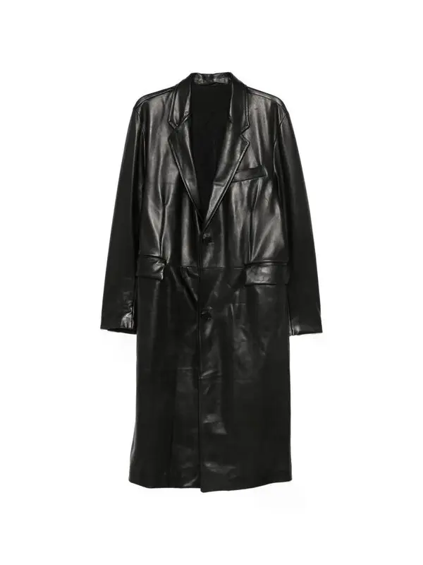 SALVATORE SANTORO Single-breasted Leather Jacket