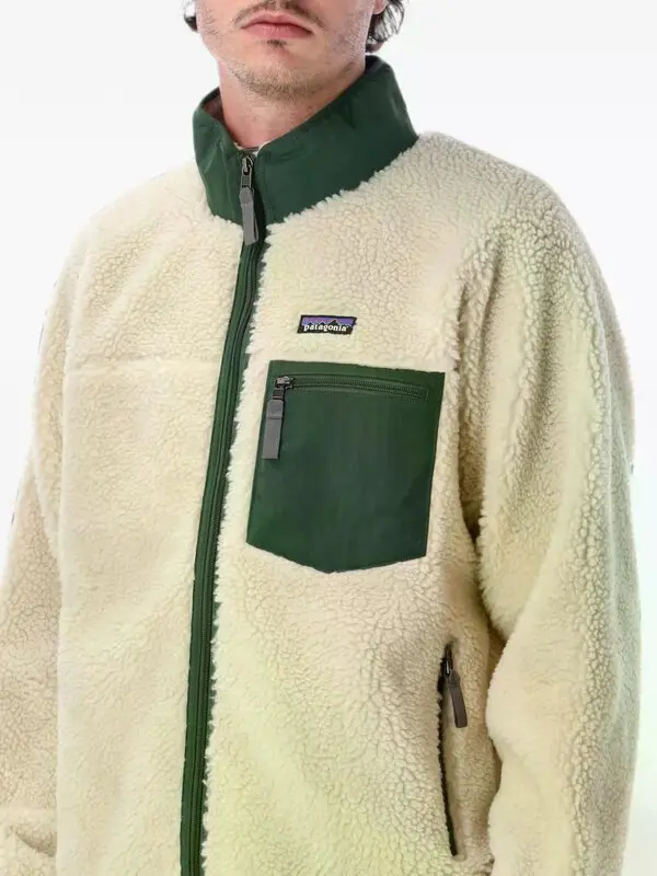Patagonia Fleece-texture Panelled Jacket