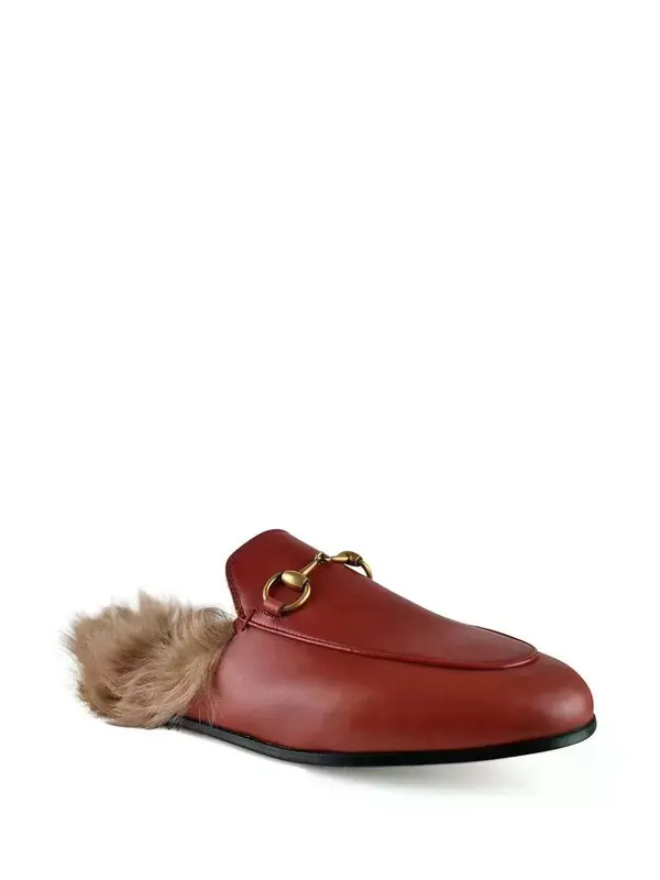 Gucci Princetown Horsebit Leather Mules