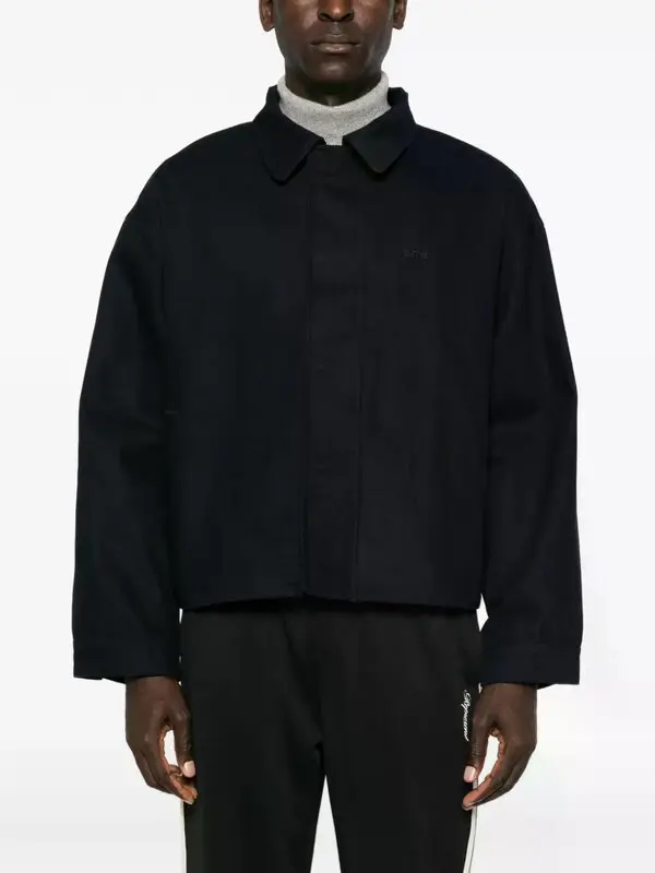 ARTE ANTWERP Logo-embroidered Zip-up Jacket