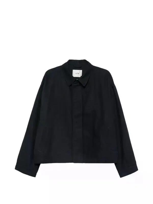 ARTE ANTWERP Logo-embroidered Zip-up Jacket
