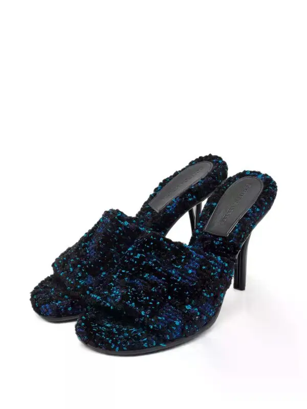 Bottega Veneta Pose Tweed Sandals