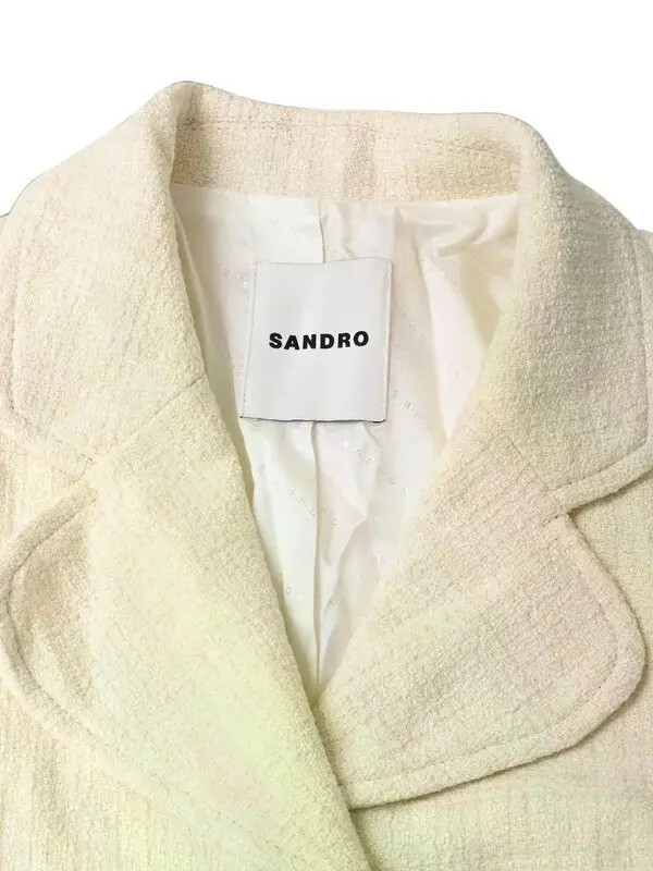 Sandro Truman Belted Tweed Jacket