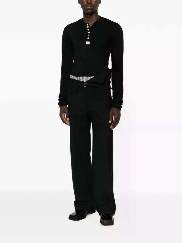 MAGLIANO Henley-neck Long-sleeve T-shirt