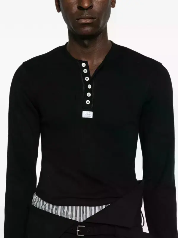 MAGLIANO Henley-neck Long-sleeve T-shirt