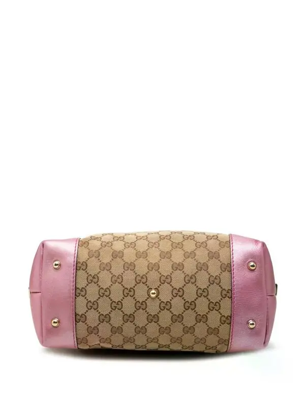Gucci 2000-2015 Gg Canvas Heart Bit Satchel