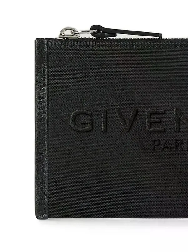 Givenchy Cargo Zipped Card Holder In Canvas
