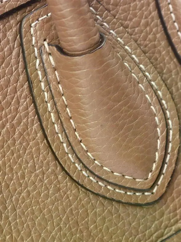 Celine 2010-2026 Nano Leather Luggage Tote Satchel