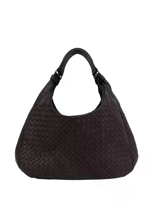 Bottega Veneta 2012-2026 Intrecciato Campana Hobo Bag - Brown