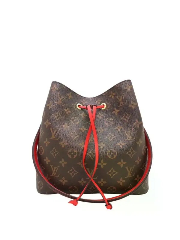 LOUIS VUITTON 2017 Monogram Neonoe Mm Bucket Bag - Brown