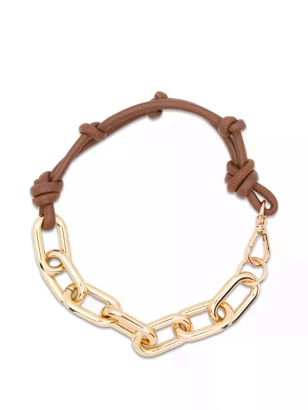 Plan C Rope-link Chunky-chain Necklace - Gold