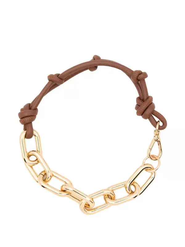 Plan C Rope-link Chunky-chain Necklace - Gold