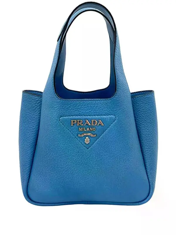 Prada 2019-2026 Vitello Daino Handbag - Blue