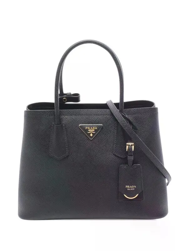 Prada 2010-2026 Small Saffiano Cuir Double Satchel