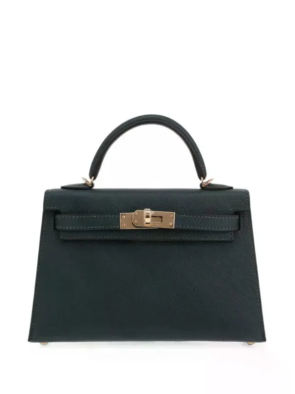 Hermès 2024 20 Kelly Two-way Handbag - Green