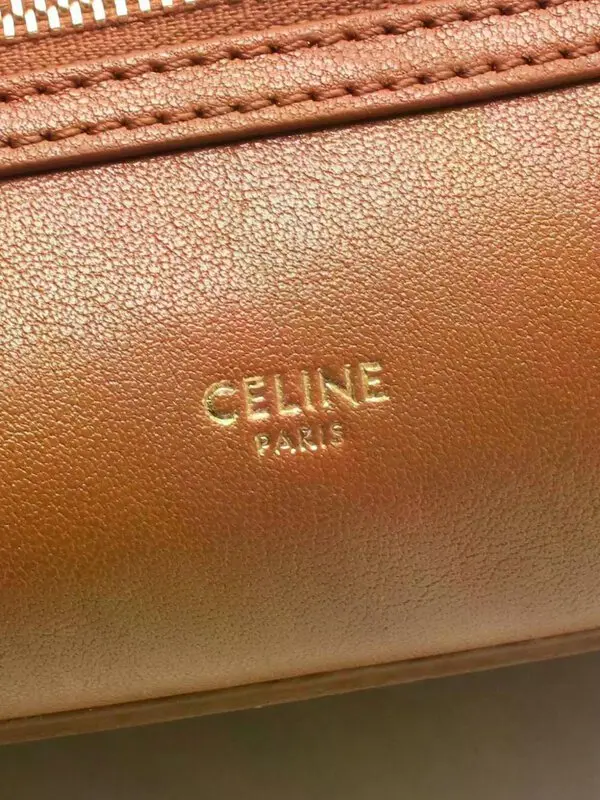 Celine Small Calfskin Little Luggage Top Handle Bag Satchel - Brown