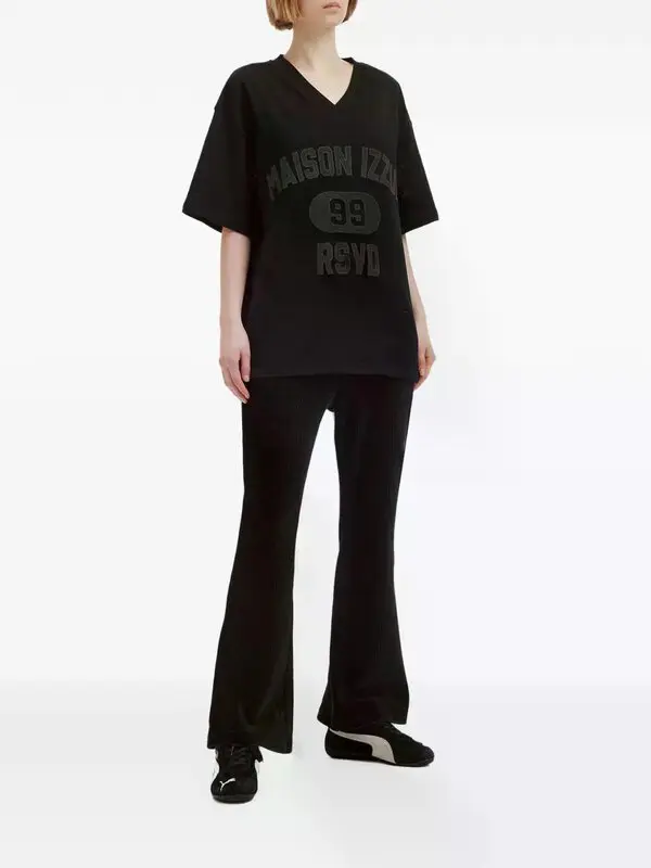 Izzue Graphic-print V-neck T-shirt