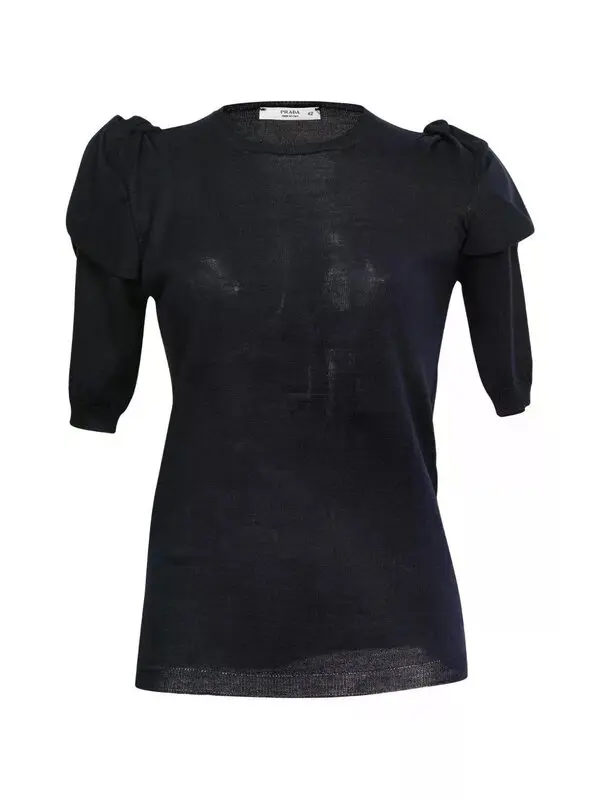 Prada Puff-sleeve Top