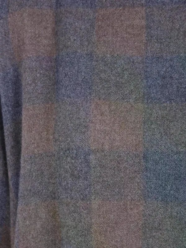 DANIELA GREGIS Check-pattern Cashmere Sweater