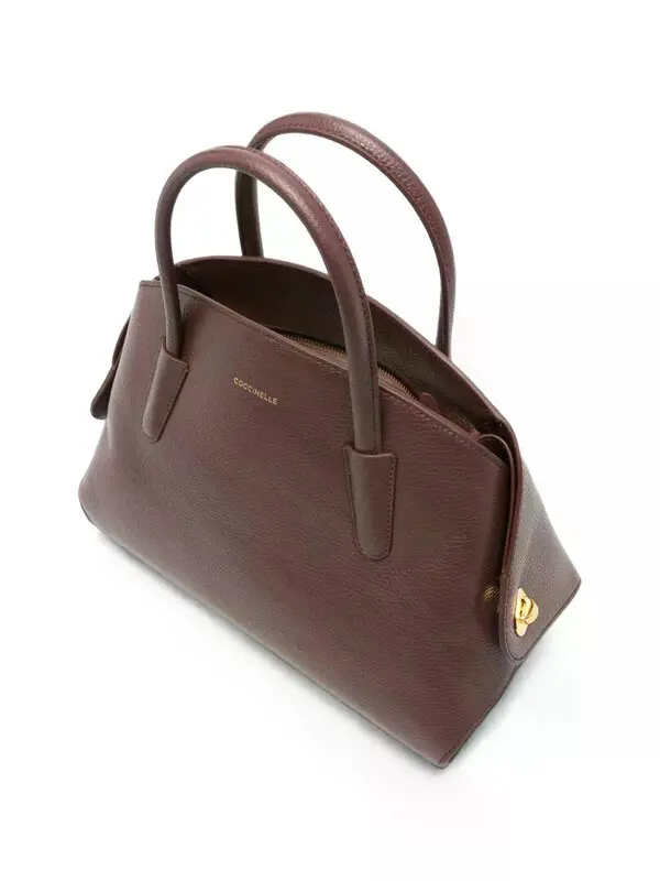 COCCINELLE Tylde Pebbled Leather Tote Bag