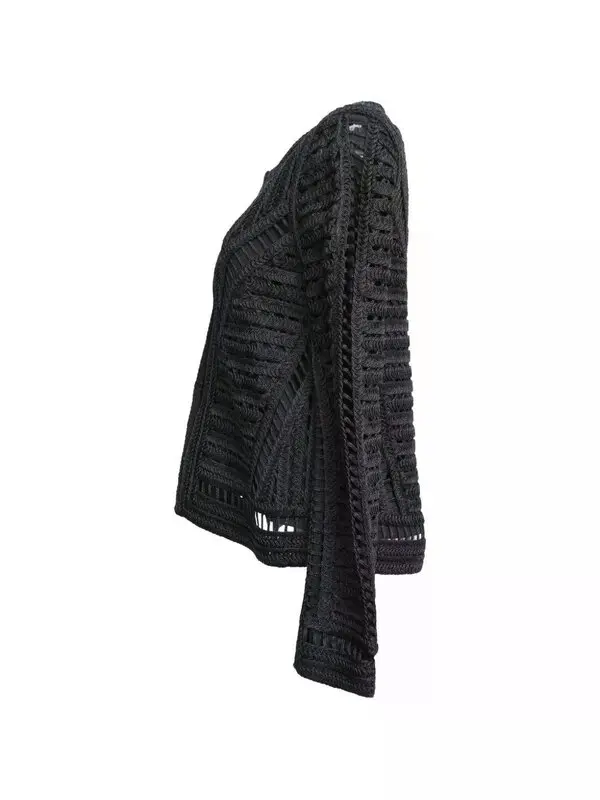 Maje Verone Crochet Jacket