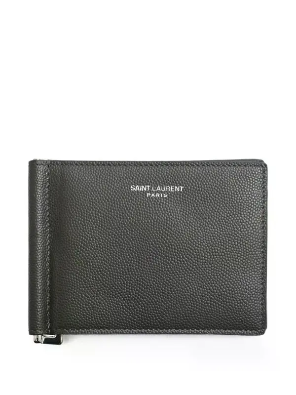 Saint Laurent Money Clip Bifold Wallet