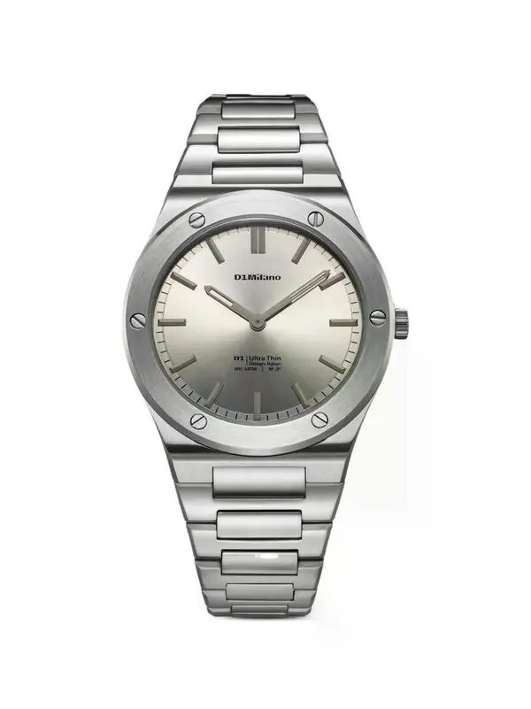 D1 MILANO Ultra Thin 37mm Watch - Neutrals