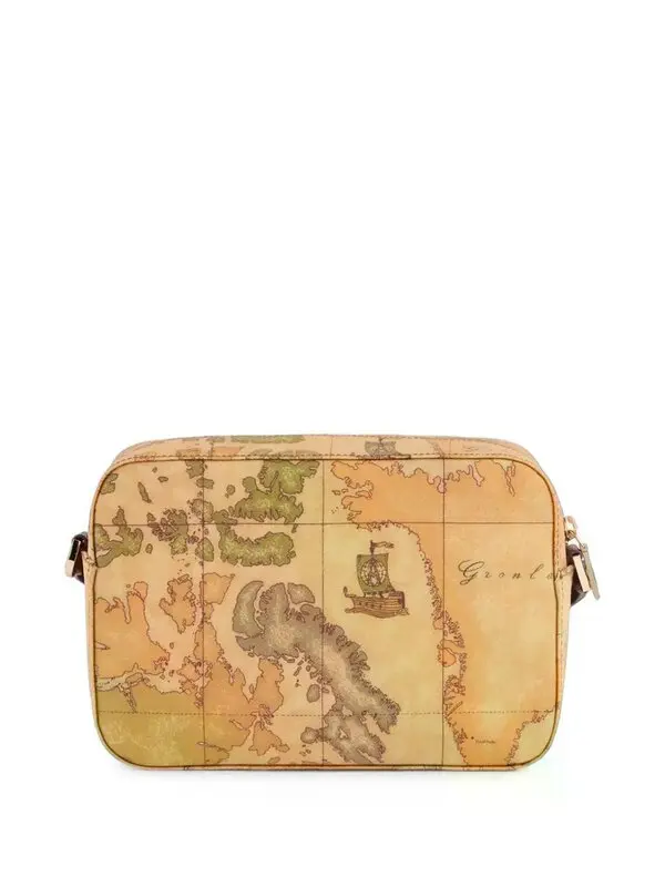 ALVIERO MARTINI 1° CLASSE Geo Classic Panelled Shoulder Bag