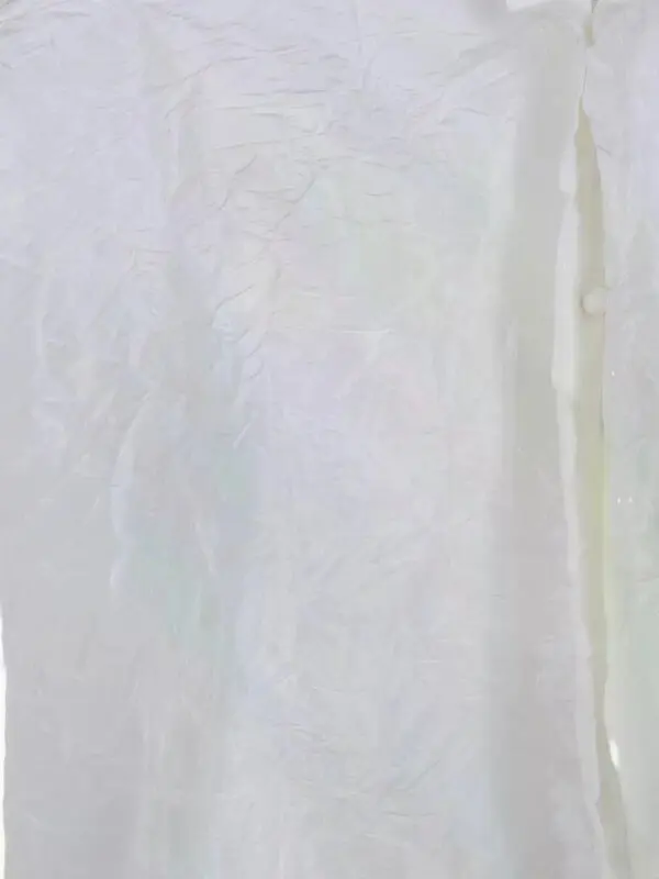DANIELA GREGIS Crinkled-finish High-neck Shirt