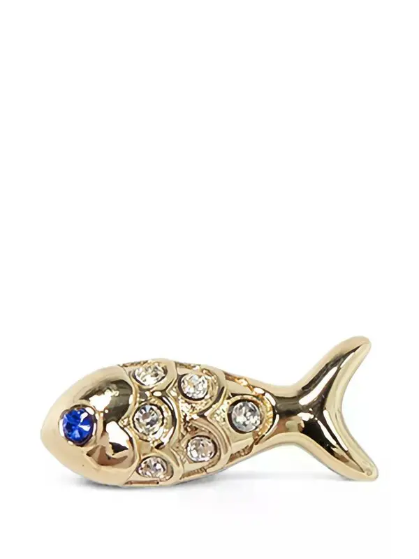 Kate Spade New York Crystal-embellished Fish-motif Earrings