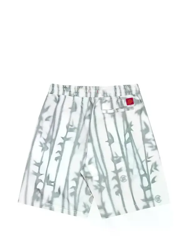 CLOT Bamboo-print Track Shorts