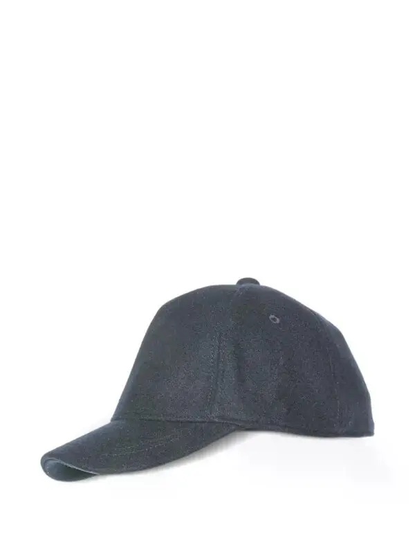 Armani Exchange Felt Baseball Cap - Blue
